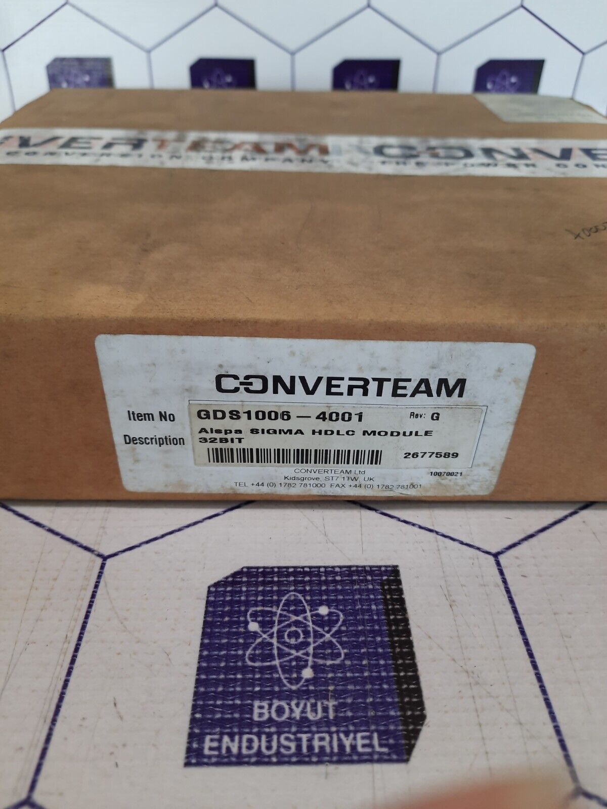 CONVERTEAM GDS1006-4001 FIP ENHANCEMENT CARD – Boyut-Endustriyel