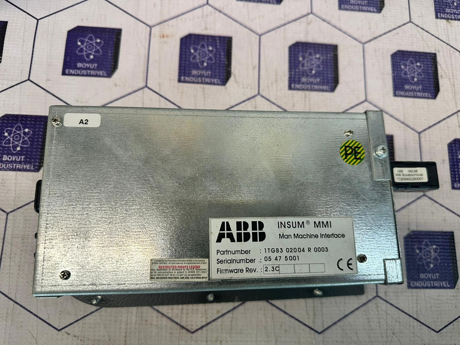 ABB INSUM MMI 1TGB302004R0003 MAN MACHINE INTERFACE – Boyut-Endustriyel